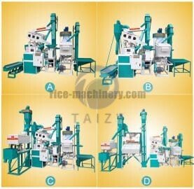15T/D integrated rice milling unit - Taizy Rice Machine
