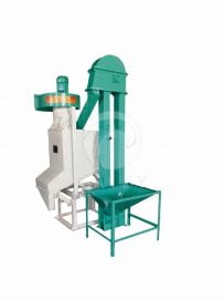 Suction type gravity rice stone removing machine