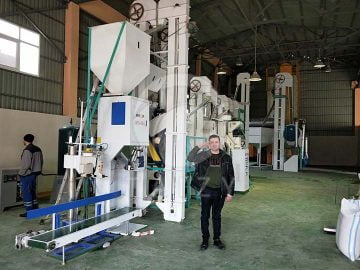 120T/D integrated rice hulling plant - Taizy Rice Machine