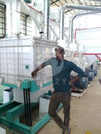 120T/D integrated rice hulling plant - Taizy Rice Machine
