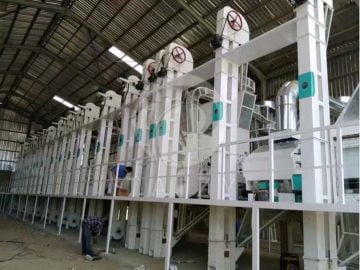 120T/D integrated rice hulling plant - Taizy Rice Machine